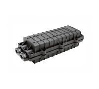 China Compact 4 Ports 144 Cores Flexible In Line Optical Fiber Splice Closure Cable Connection IP68 for sale
