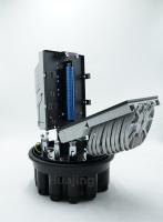 China 9 Ports Vertical Fiber Optic Closure Heat Shrinkable Sealing IP68 Protection for sale