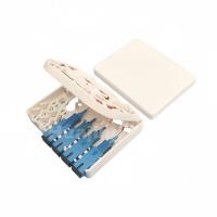 China Compact FTTH Optical Fiber Panel With 4 SC Adapter Interfaces for sale