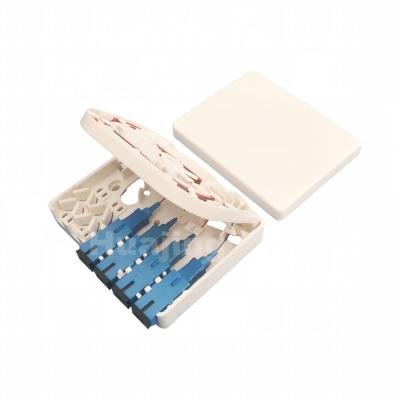 China Compact FTTH Optical Fiber Panel With 4 SC Adapter Interfaces for sale
