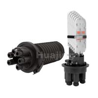 China 5 Ports Vertical Fiber Optic Closure Mechanical Sealing IP68 Protection for sale