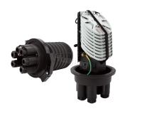 China 5 Ports Vertical Fiber Optic Splice Closure With 432 Cores Capacity Featuring Mechanical Sealing for sale