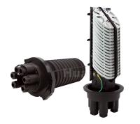 China 5 Ports Vertical Fiber Optic Splice Closure With 432 Cores Capacity Featuring Mechanical Sealing for sale