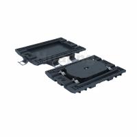 China 4 Ports Flexible In Line Fiber Optic Splice Case 24 Cores Shock Resistant for sale