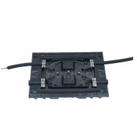 China 4 Ports Flexible In Line Fiber Optic Splice Case 24 Cores Shock Resistant for sale