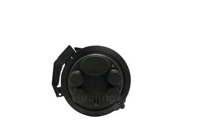 China Shrinkable Sealing 144 Cores 5 Ports Vertical Fiber Optic Splice Case Heat IP68 Protection for sale