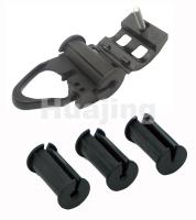 China Reinforced Plastic Optic Cable Clamp with Multiple Rubber Sheaths for Easy Installation and Safe Clamping of Round Optical Cables for sale