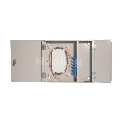 China 2 Door Cable Distribution Cabinet Wall Mounted With Metal Structure 12 Cores for sale