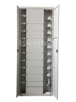 China Double Door Large Capacity Wiring Indoor Network Cabinet Modular For SC FC ST Adaptors for sale