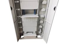 China Double Door Large Capacity Wiring Indoor Network Cabinet Modular For SC FC ST Adaptors for sale