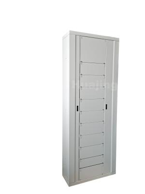 China Double Door Large Capacity Wiring Indoor Network Cabinet Modular For SC FC ST Adaptors for sale