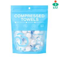China Disposable Towel Compressed Towel Tablet For Aircraft Aviation Travel for sale