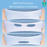 China Absorbent Stretchable Cotton Makeup Pads Toner Application and Wet Compress Use for sale