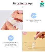 China Skin Care DIY Compressed Facial Mask Paper Sheet Penetrate Into the Skin for sale