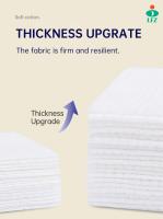 China Hanging Dry Wipes 110 Counts Face Towel Washcloth Facial Cleansing Towelettes for sale