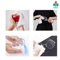 China 100% Natural Fiber Cloths Wet or Dry Disposable Clean Face Towel for sale