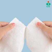 China 100% Natural Fiber Cloths Wet or Dry Disposable Clean Face Towel for sale