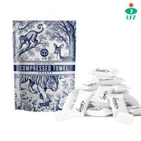 China Mini Tablets Disposable Portable Face Towel Cotton Coin Tissue for Travel Camping for sale