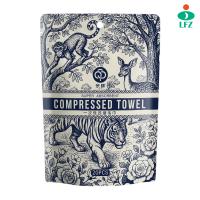 China Mini Tablets Disposable Portable Face Towel Cotton Coin Tissue for Travel Camping for sale