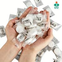 China Compressed Towel Tablets Portable Washcloth Reusable for Travel Camping Hiking for sale