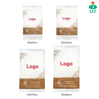 China Disposable Bath Towel Single Non Woven Material Perfect for Hotels Spas Gyms and Medical Settings Providing Convenience for sale