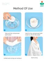 China Compressed Towel Tablets Disposable Towel Large Bath Towel Travel Hotel Camping for sale