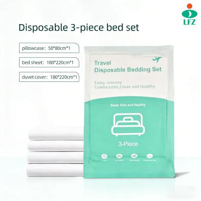 China Safe and Portable Disposable Bed Sheets Disposable Duvet/Comforter Cover for Hotel for sale