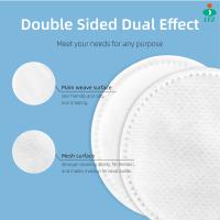 China Cotton Pad Soft Lint Free Facial Rounds with Durable Pressed Seam Design Ideal for Makeup Removal and Gentle Facial Care for sale