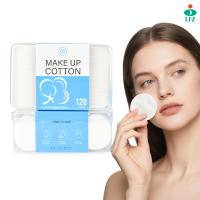 China Cotton Pad Soft Lint Free Facial Rounds with Durable Pressed Seam Design Ideal for Makeup Removal and Gentle Facial Care for sale