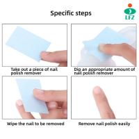 China 650 Pcs Lint Free Nail Wipes Gel Polish Remover Pads Absorbent Cotton Pads Nail Beauty Products for Manicure Prep and Care Routine Home Salon for sale