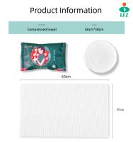 China Large Compressed Towel Tablets Portable Coin Tissues for Travel and Camping Hiking Gym for sale