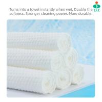 China Disposable Face Towels 160 Count Hanging Design100% Bio-based Viscose Ultra Thick Face Towelettes for sale