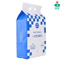 China Disposable Face Towels 160 Count Hanging Design100% Bio-based Viscose Ultra Thick Face Towelettes for sale