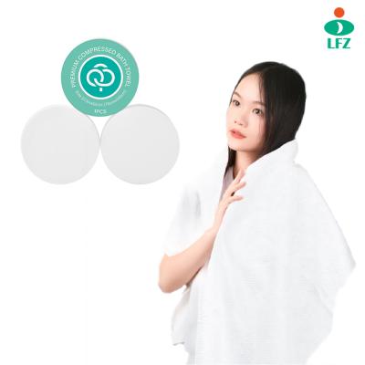 China Disposable Bath Towel Large Compressed Cotton Portable Thick Paper Towel Suitable Hiking Camping Beach Swimming Traveling for sale