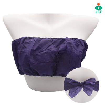 China Disposable Bra for Women Nonwoven Underwear Spa Tops Individually Packed for sale