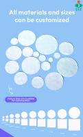China Pearl Pattern round Cotton Gel Toner Pad for Face Jelly Gel Toner Pad for Face for sale
