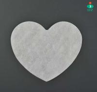 China Customized Heart-shaped Toner Pad with Natural Plant Cotton Pad for Facial Care for sale