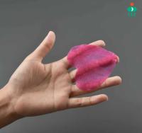 China Customized Heart-shaped Toner Pad with Natural Plant Cotton Pad for Facial Care for sale