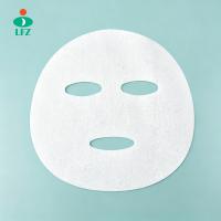 China Stripe Lyocell Nonwoven Breathable Light and Thin Facial Maskcloth Soft Moisturizing Skin Care Mask Sheet Home Use for sale