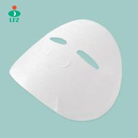 China Lyocell DIY White Color Organic Dry Facial Mask Sheet Material Made of Lyocell Fiber for Skin Care and Whitening for sale