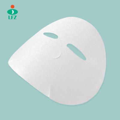 China Lyocell DIY White Color Organic Dry Facial Mask Sheet Material Made of Lyocell Fiber for Skin Care and Whitening for sale