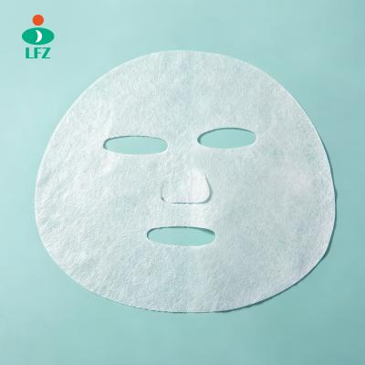 China DIY White Color Dry Facial Mask Sheet Material Hyaluronic Acid, and Lyocell Fiber Korean Beauty Face Masks for All Skin for sale