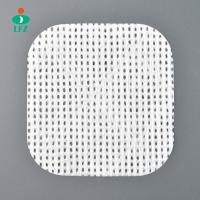 China Factory Direct Sale Personal Care Rhombus Weave Toner Pad Single Layer Wet Compress Clean Face Viscose Material Facial for sale