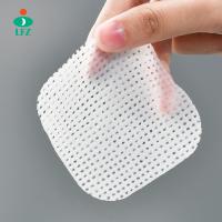 China Factory Direct Sale Personal Care Rhombus Weave Toner Pad Single Layer Wet Compress Clean Face Viscose Material Facial for sale
