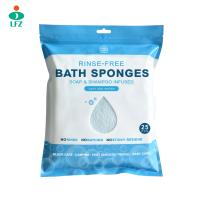 China HOT Sell Soap Bubble Shower Travel Rinse Free Body Bath Wash Rinse Free Bath Sponged Disposable Rinse Free Bath Wipes for sale