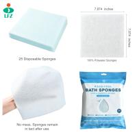 China HOT Sell Soap Bubble Shower Travel Rinse Free Body Bath Wash Rinse Free Bath Sponged Disposable Rinse Free Bath Wipes for sale