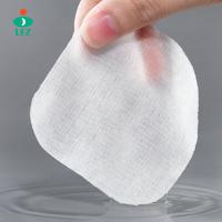 China Wholesale Custom Direct Sale White Milky Gauze square 6.7cm Unique Facial Toner Pads Double-Sided Mesh Cleansing Toner Pads for sale
