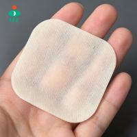 China Factory Biodegradable Direct Sale Yellow Milky Gauze Unique Facial Toner Pads Double-Sided Mesh Cleansing Toner Pads for sale