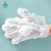China Exfoliating Bubble Body Peeling Pad Gloves, Travel Portable Soft Textured Exfoliation Moisturize & Smooth Scrub Mitt Gloves for sale