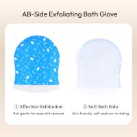 China Gentle Cleansing Body Peeling Pad Bubble Body Wash Scrub Gloves Korean Skincare for Deep Cleansing for sale